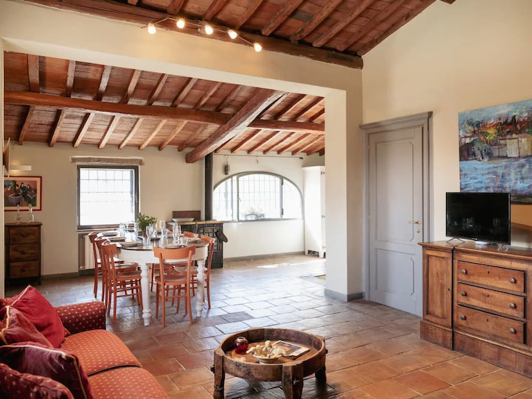 Villa Omringd Door Toscaanse Heuvels Vlakbij Florence - Fiesole