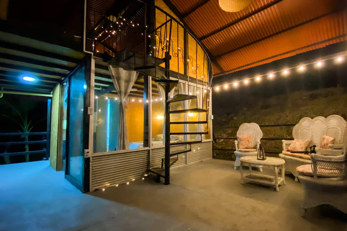 Cabana família, vista para a montanha | Área de estar
