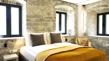 Apartamento superluxo | 1 quarto, quartos à prova de som, ferros/tábuas de passar roupa