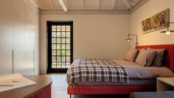 Casa de Férias Deluxe, 2 quartos, vista para o jardim, no rés do chão | Roupa de alta qualidade, camas de colchão viscoelástico