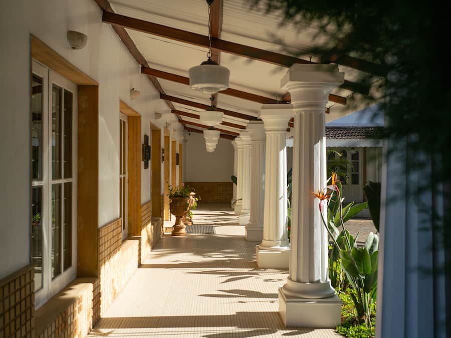 Fachada da propriedade