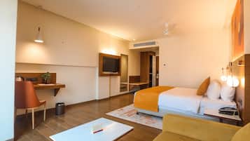 Temple View Royal Suite | 1 quarto, cofres nos quartos, escrivaninha, cortinas blackout