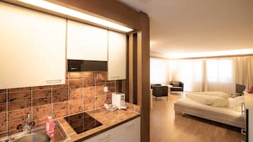 Estúdio | 1 quarto, roupas de cama antialérgicas, quartos à prova de som