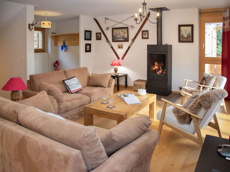 Belle Maison De Vacances Privée Pour 9 Personnes Avec Tv Et Patio - Les Diablerets