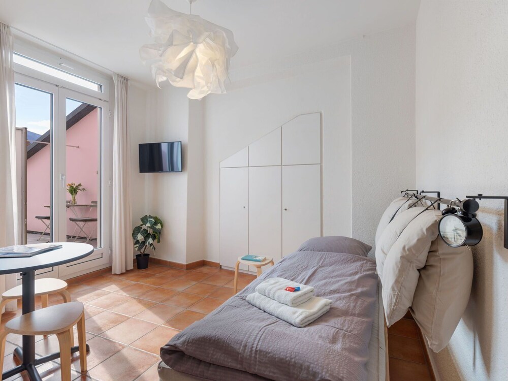 Bel Appartement Pour 2 Personnes Avec Wifi, Tv, Terrasse, Animaux Admis Et Parking - Ascona