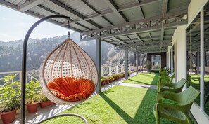 Terraço no piso superior