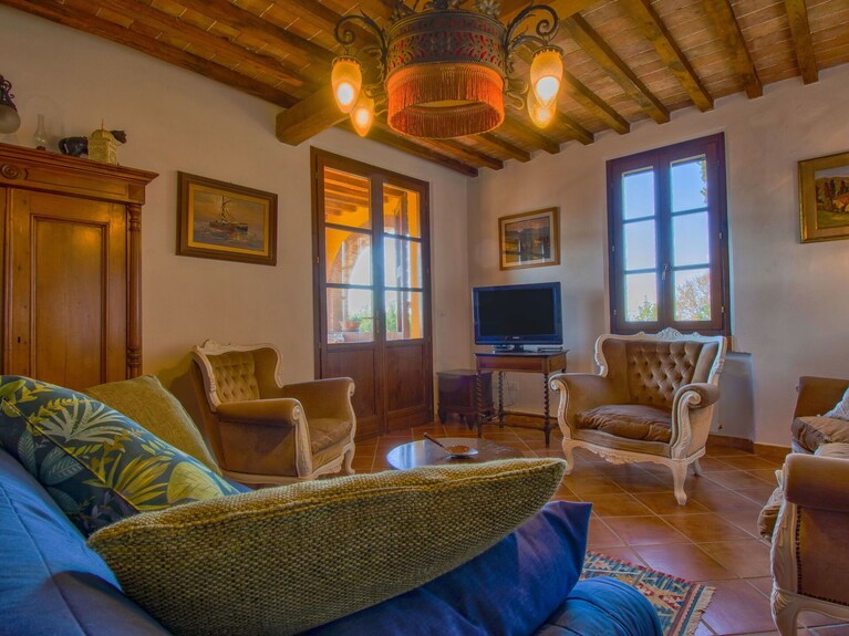 Merveilleuse Maison De Vacances Privée Avec Wifi, Tv, Terrasse, Animaux Admis Et Vue Panoramique - Bibbona