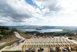 Quarto casal ou duplo panorâmico, vista para o lago | Vista para o lago