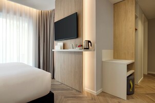 Quartos insonorizados, Wi-fi grátis, roupa de cama fornecida