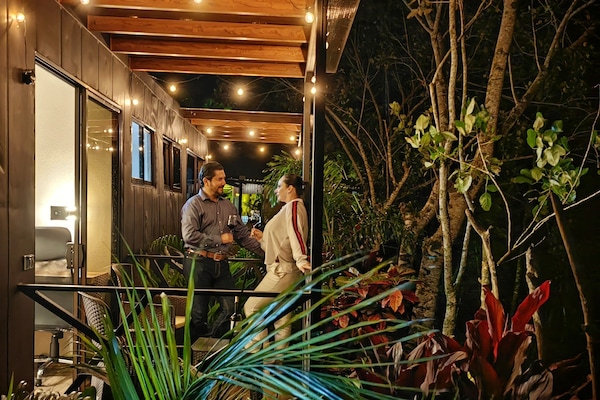 Quarto empresarial | Terraço/pátio