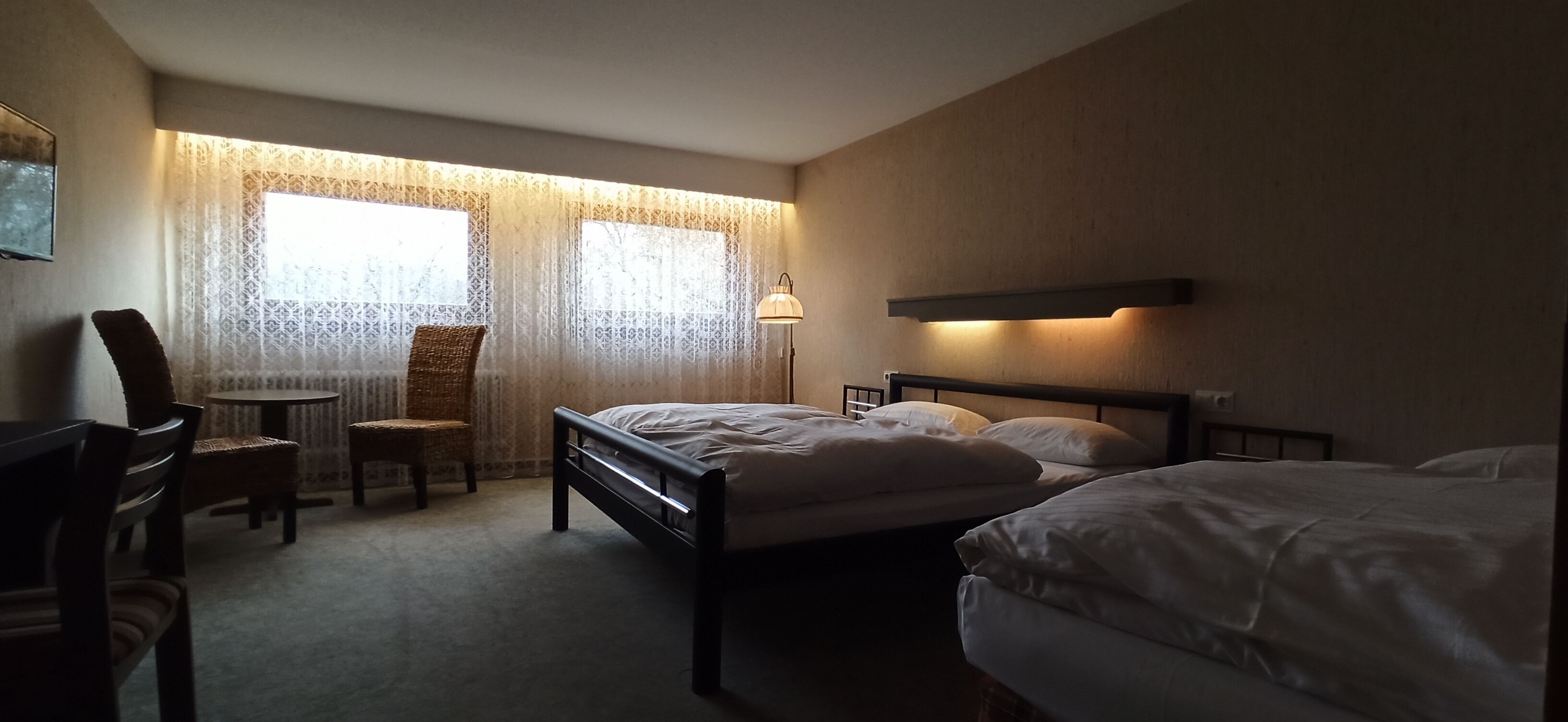 Classic Family Room, Retro Without Balcony, 1 Double Bed + 1 Single Bed - Donaueschingen