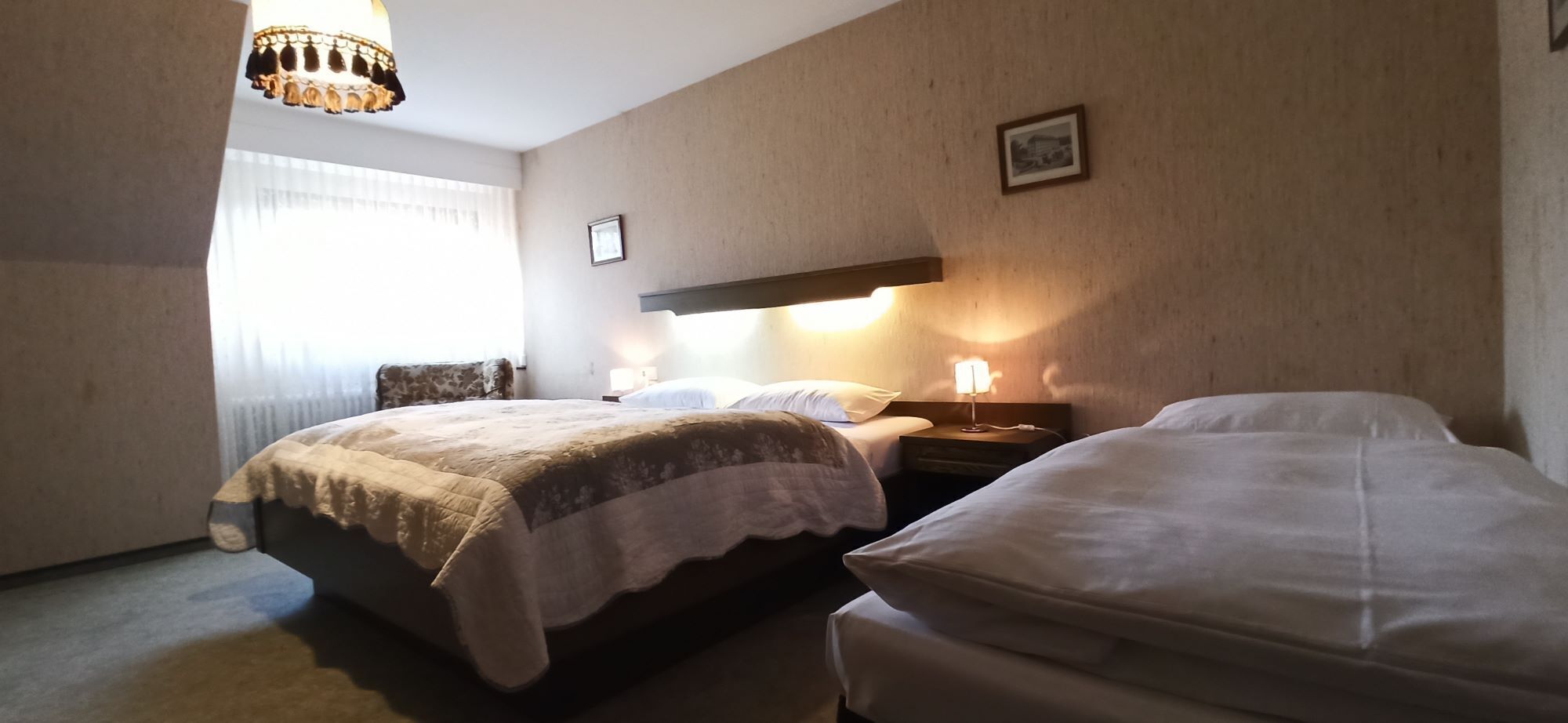 Familienzimmer Classic, Retro Ohne Balkon, 1 Doppelbett+1 Einzelbett - Donaueschingen