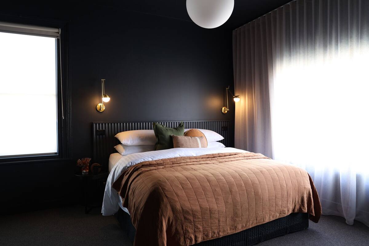 Quarto casal executivo | Roupas de cama premium, camas com colchões pillow-top