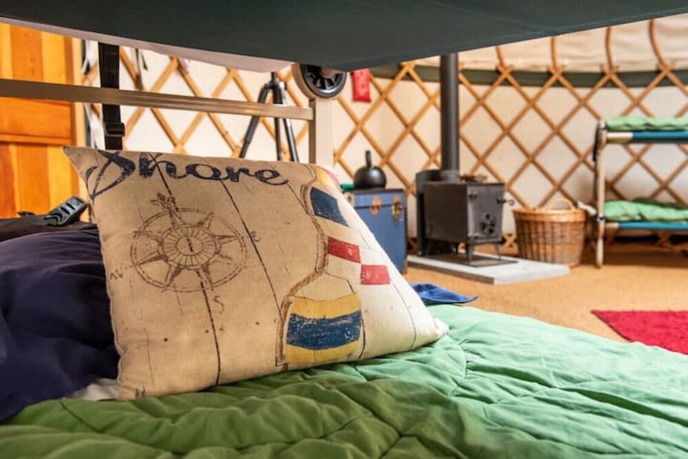 Glamping Luxury Eight Person Mongolian yurt - Gurney's Gold - Cromer | Vrbo