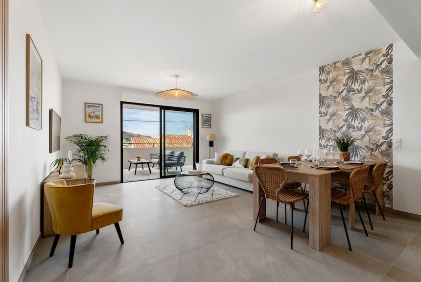 La Pinède De La Turbie - Appt Vue Mer Et Montagne - La Turbie