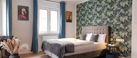 Comfort Suite Apartment | 1 quarto, escrivaninha, espaço de trabalho para notebook