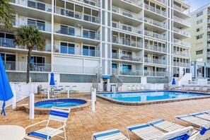 Condo, várias camas (Sand Castle 2703) | Piscina