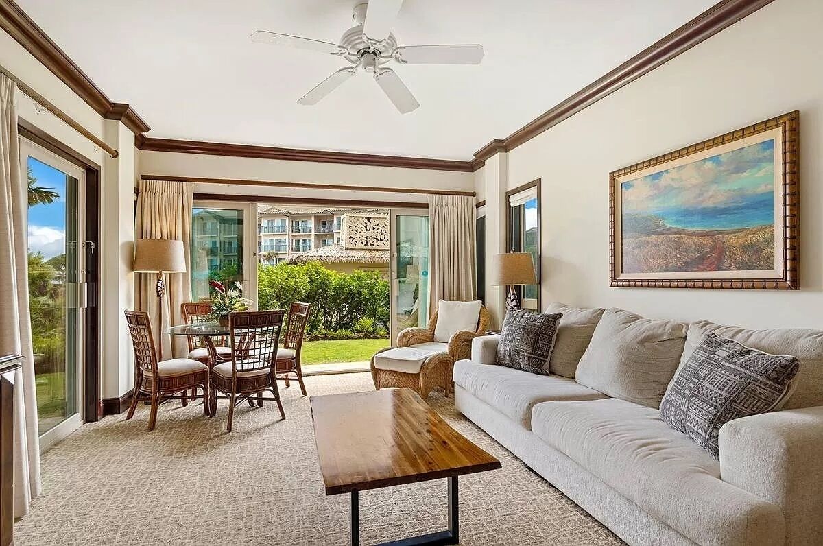 Waipouli Beach Resort B104 Ground Floor Ocean & Pool View, 2 Bed 3 Bath Sleeps 8 - Kauai, HI