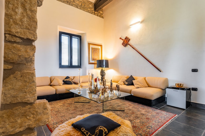 Villa 'Luxury Home Borgo Antico' With Mountain View, Wi-fi And Air Conditioning - South Sardinia