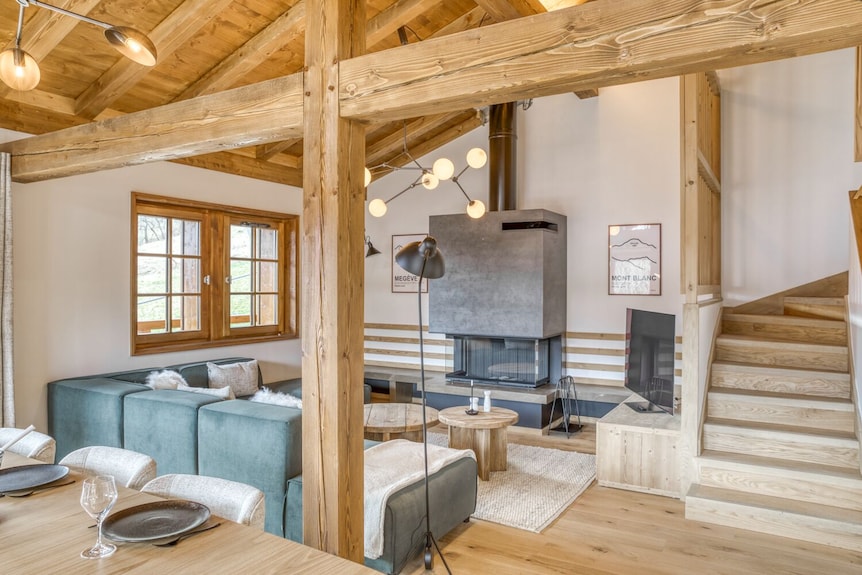 Luxury Chalet With Sauna 10 Minutes Walk From The Center Of Megève -