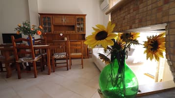 Apartamento, 1 quarto, para fumantes, sacada | Opções para refeição