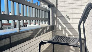 Quarto casal standard, 1 cama Queen | Terraço/pátio