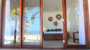 Bungalow Elite, 1 cama king-size, não fumadores, vista para o oceano | Cofre no quarto, Wi-fi grátis