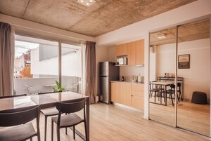 Apartamento luxo | Área de estar | Smart TV