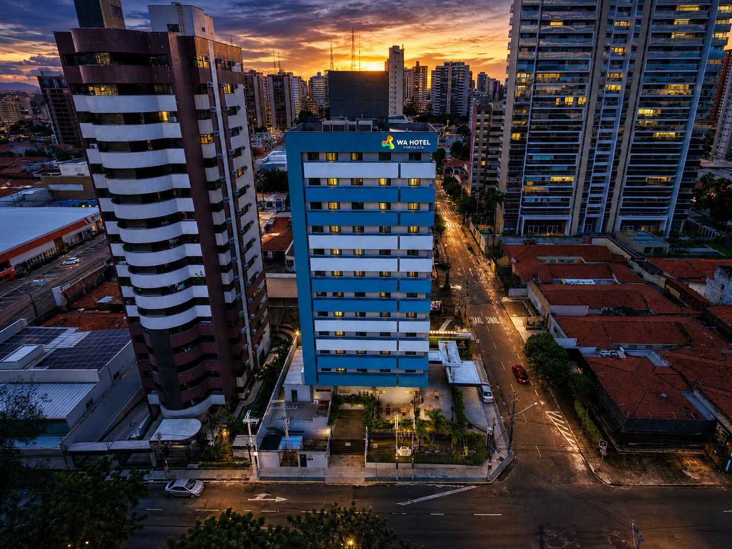 Fachada do alojamento