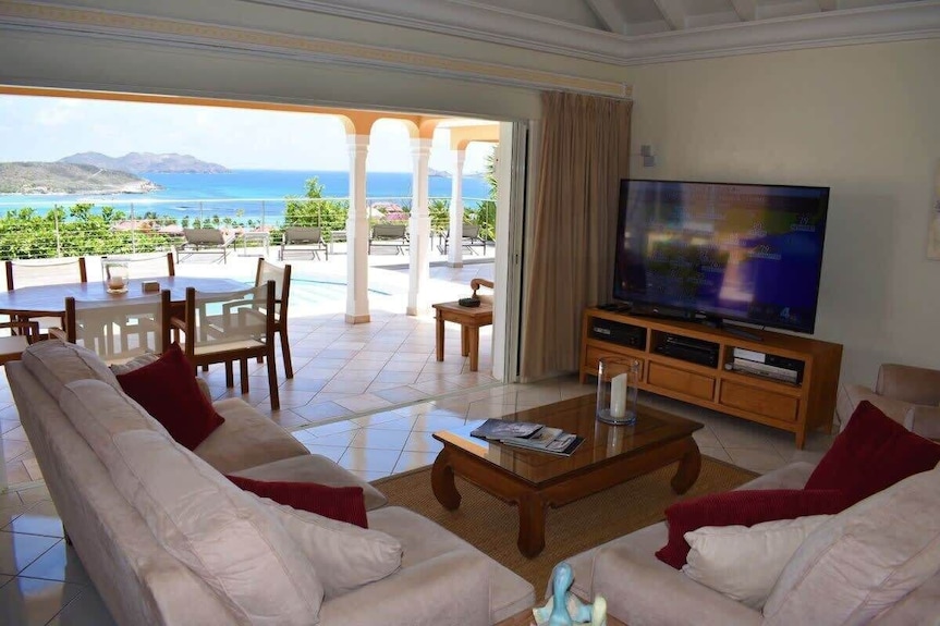 Villa Acajous Serene Caribbean Style With Ocean Views In St. Jean, St. Barths - Saint Barthélemy