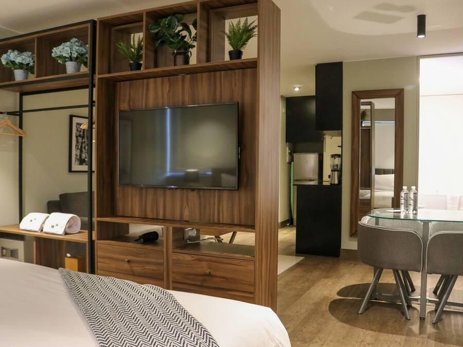 Apartamento (701) | 1 quarto, roupas de cama antialérgicas, ferros/tábuas de passar roupa