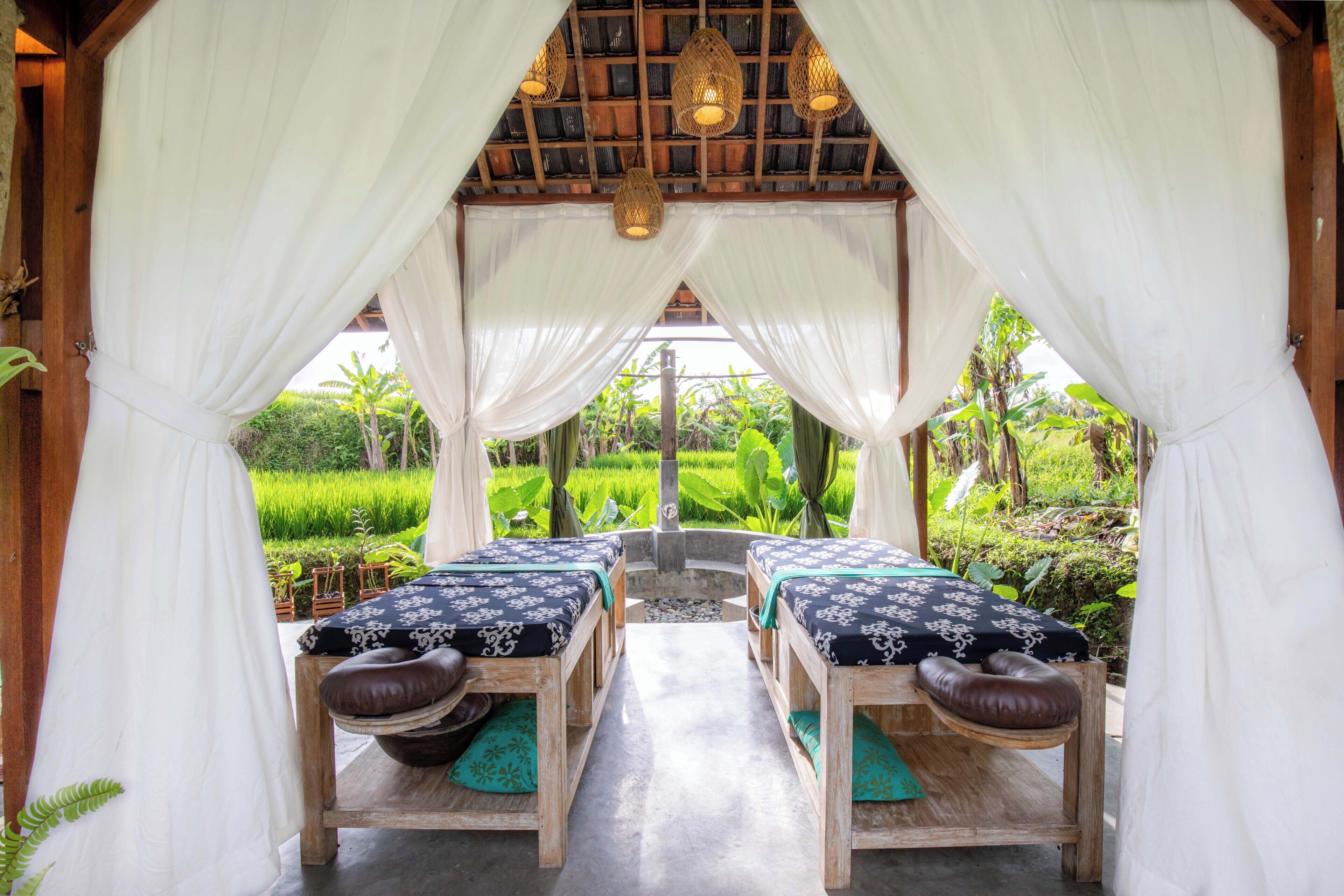 Área de tratamento externa, tratamentos corporais, aromaterapia