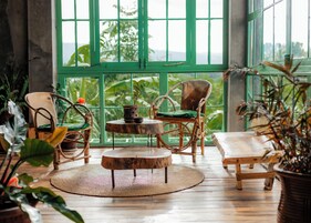 Quarto Duplo Deluxe | Terraço/pátio interior