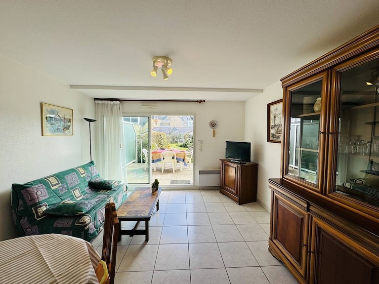 2 Pièces Centre Ville, 4 Min à Pied Plage, Parking - 벨르-일르-엉-메흐