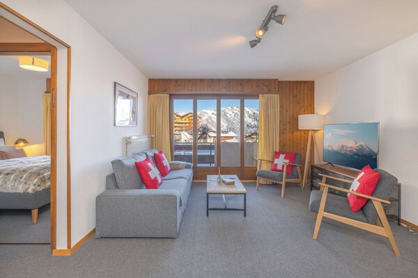 Central Apartment In La Tzoumaz - Last Minute Deal - La Tzoumaz