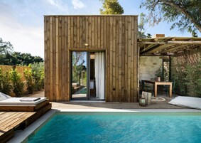 Medium Cabana with garden & pool | Vista do quarto