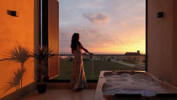 Superior Duplex Maisonette with Jacuzzi | Vista do quarto