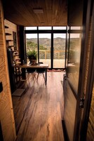 Cabana luxo, vista para a montanha | 1 quarto, roupas de cama de algodão egípcio, roupas de cama premium