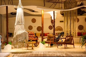 Espaço exterior para banquetes
