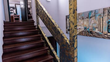 Corrimãos nas escadas