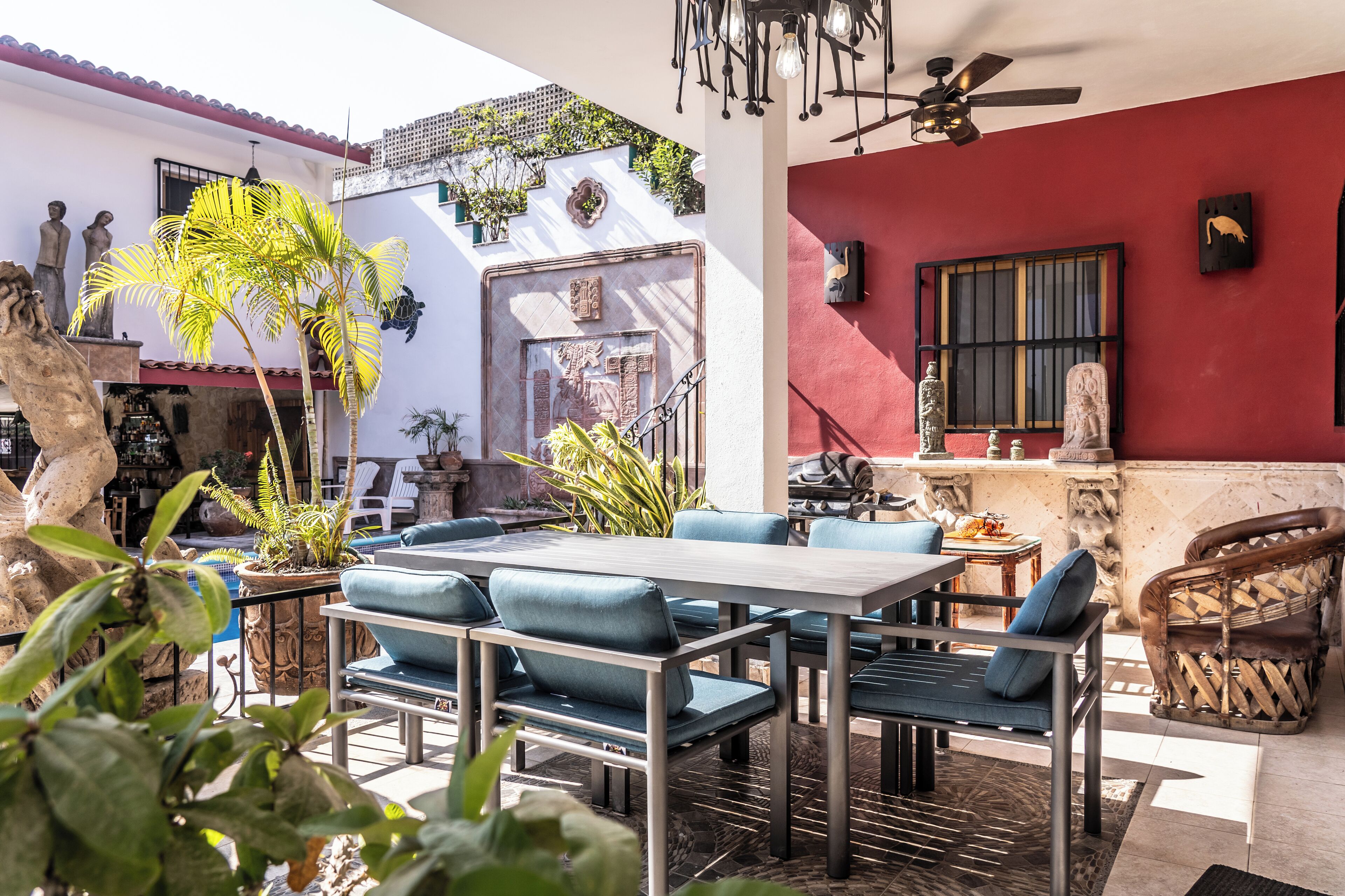 Apartamento Nobre em Condomínio Fechado, várias camas, vista para a piscina, no rés do chão | Terraço/pátio interior