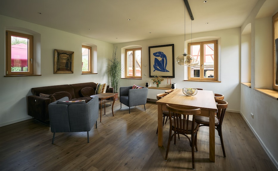 Apartamento 'Zauberhaftes Franken Erleben' Con Vistas A La Montaña, Terraza Privada Y Wi-fi - Lohr am Main