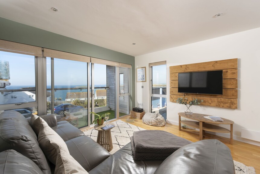 6 The Point, Newquay - Sea View - Free Parking - Free Wifi - 紐奎