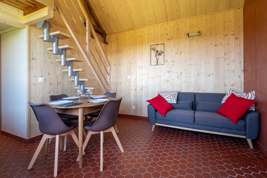 Lodge Acacia **** Spa Privatif Sauna Calme Pleine Nature Vue Sur Mont Du Morvan - Côte-d'Or