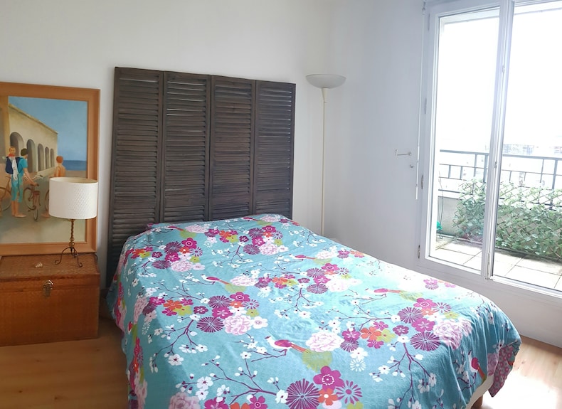 Belle Chambre Sur Jardin, Dernier éTage Et Terrasse - 巴黎