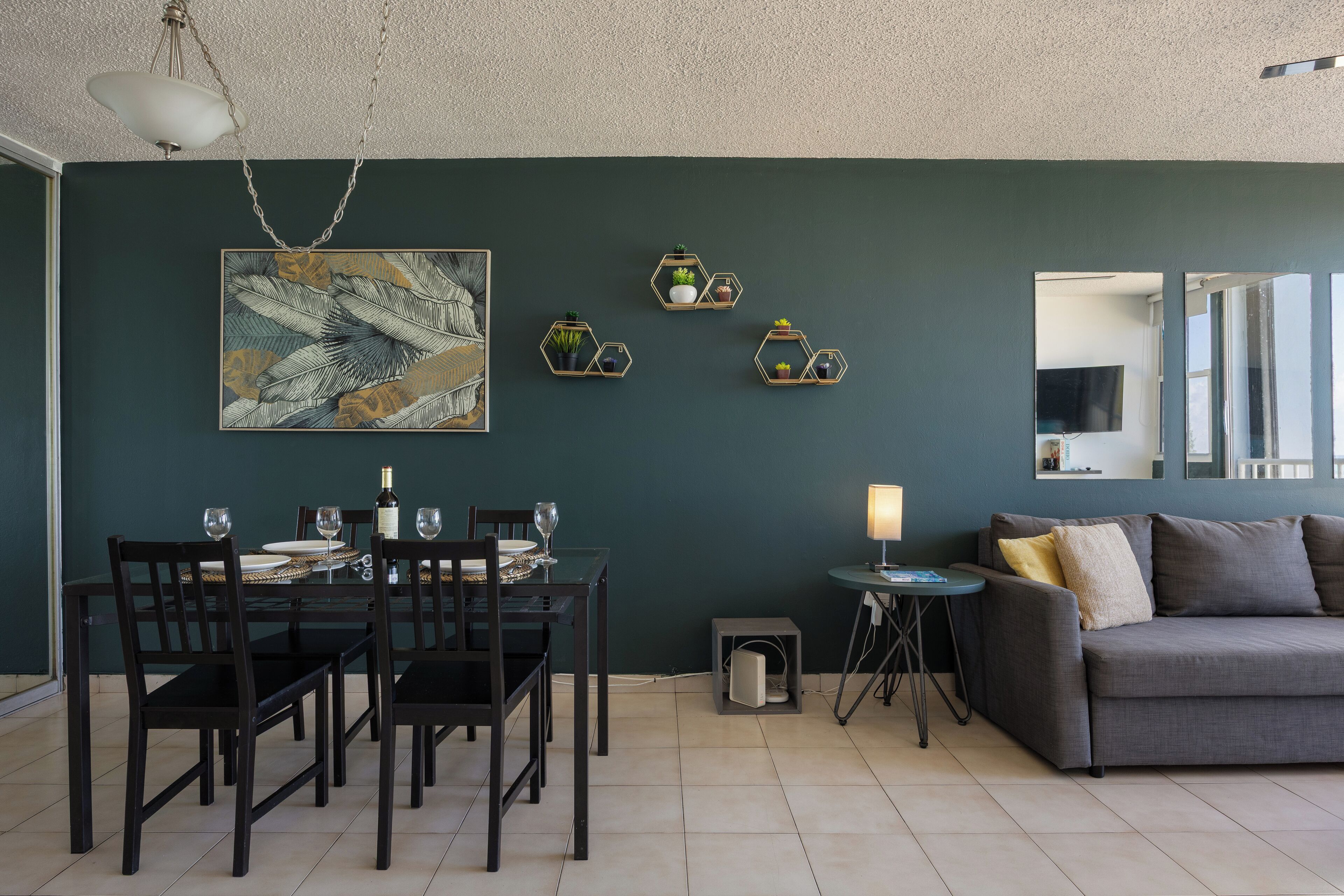 Apartamento, vista para o oceano | Sala de estar