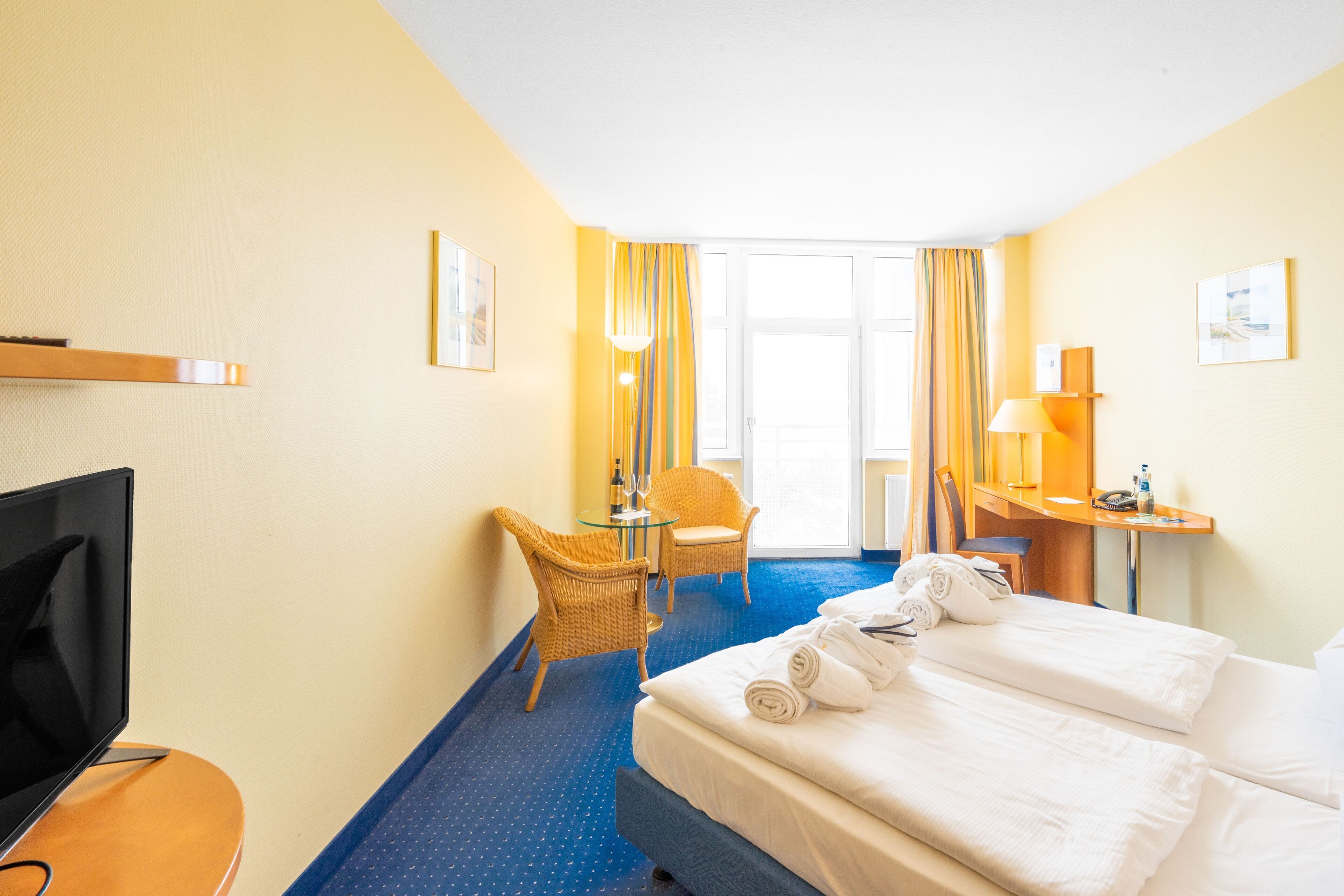 Doppelzimmer Meerseite Mit Balkon - Arkona Strandhotel 4 Sterne Superior - - Binz