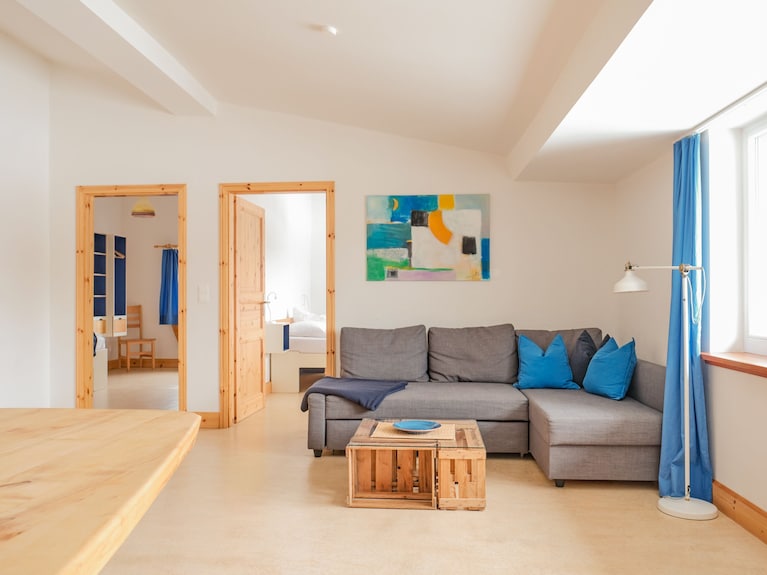 Ferienwohnung Blau - Urlaub Auf Dem Biohof - Schwerin