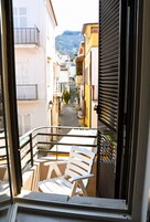 Apartamento luxo, sacada, vista para o mar | Terraço/pátio