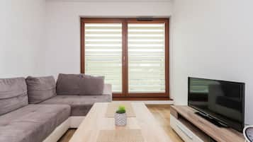 Apartamento luxo | 1 quarto, ferros/tábuas de passar roupa, Wi-Fi de cortesia